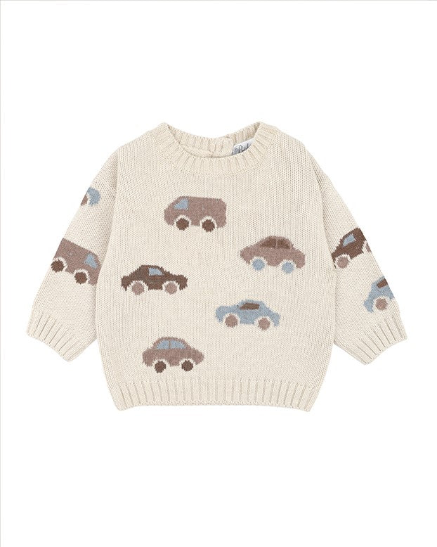 Jumper | Knitted - Alvin Automobile – Fred Peanut Kids Boutique